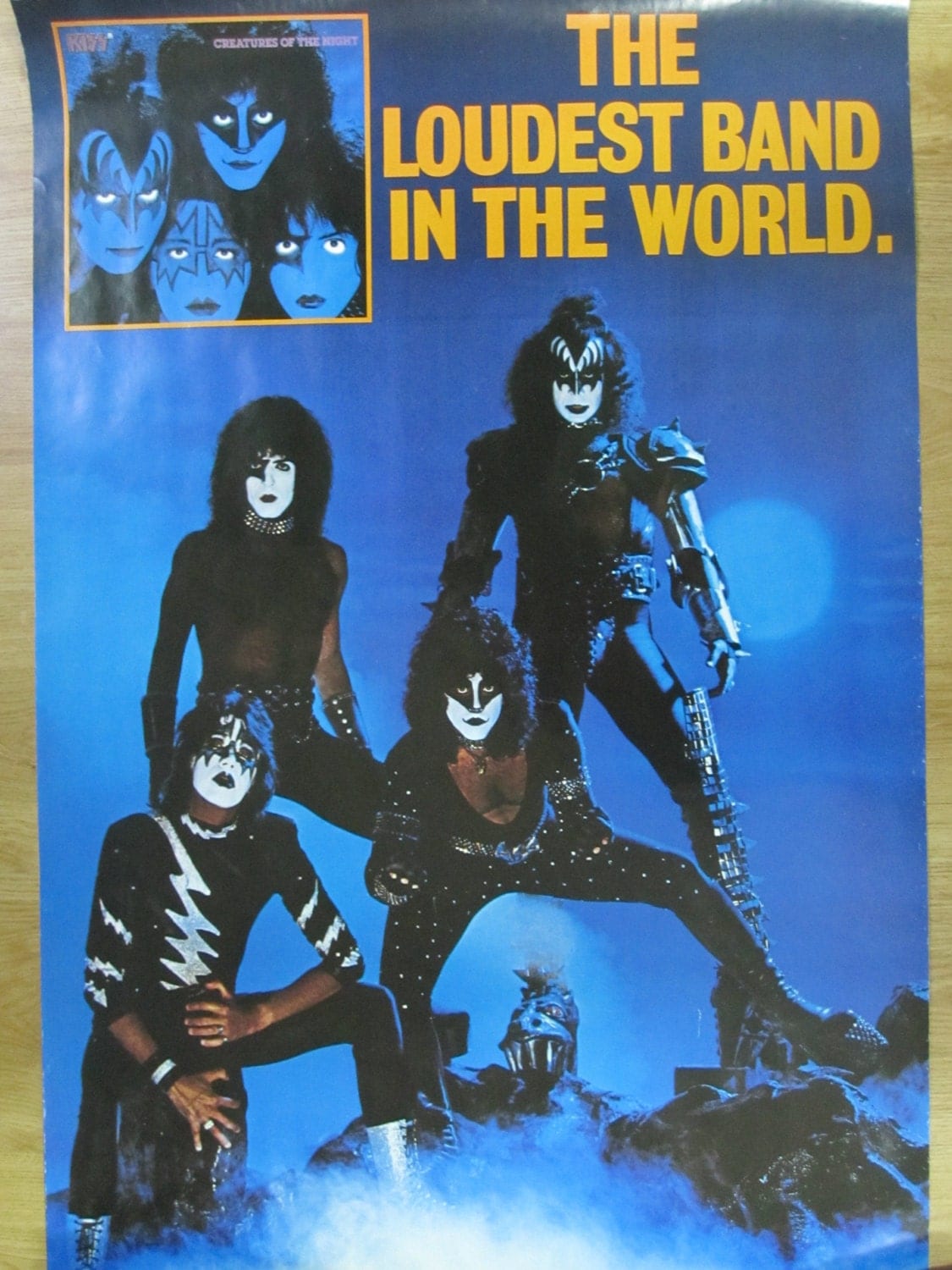 KISS Creatures of the night ultra rare 80s vintage by HEAVYROXX