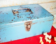 Popular items for old metal boxes on Etsy
