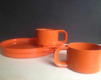 Unique orange melmac related items | Etsy