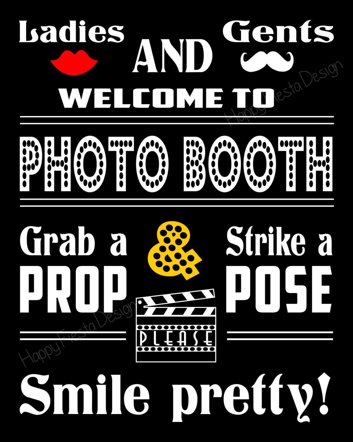 PRINTABLE Movie Night Photo Booth PropsPhoto Booth