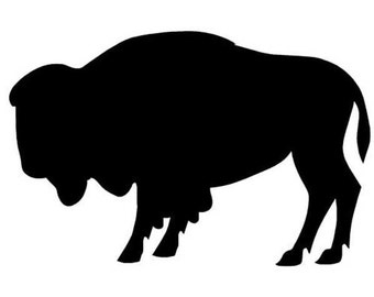 Bison decal | Etsy