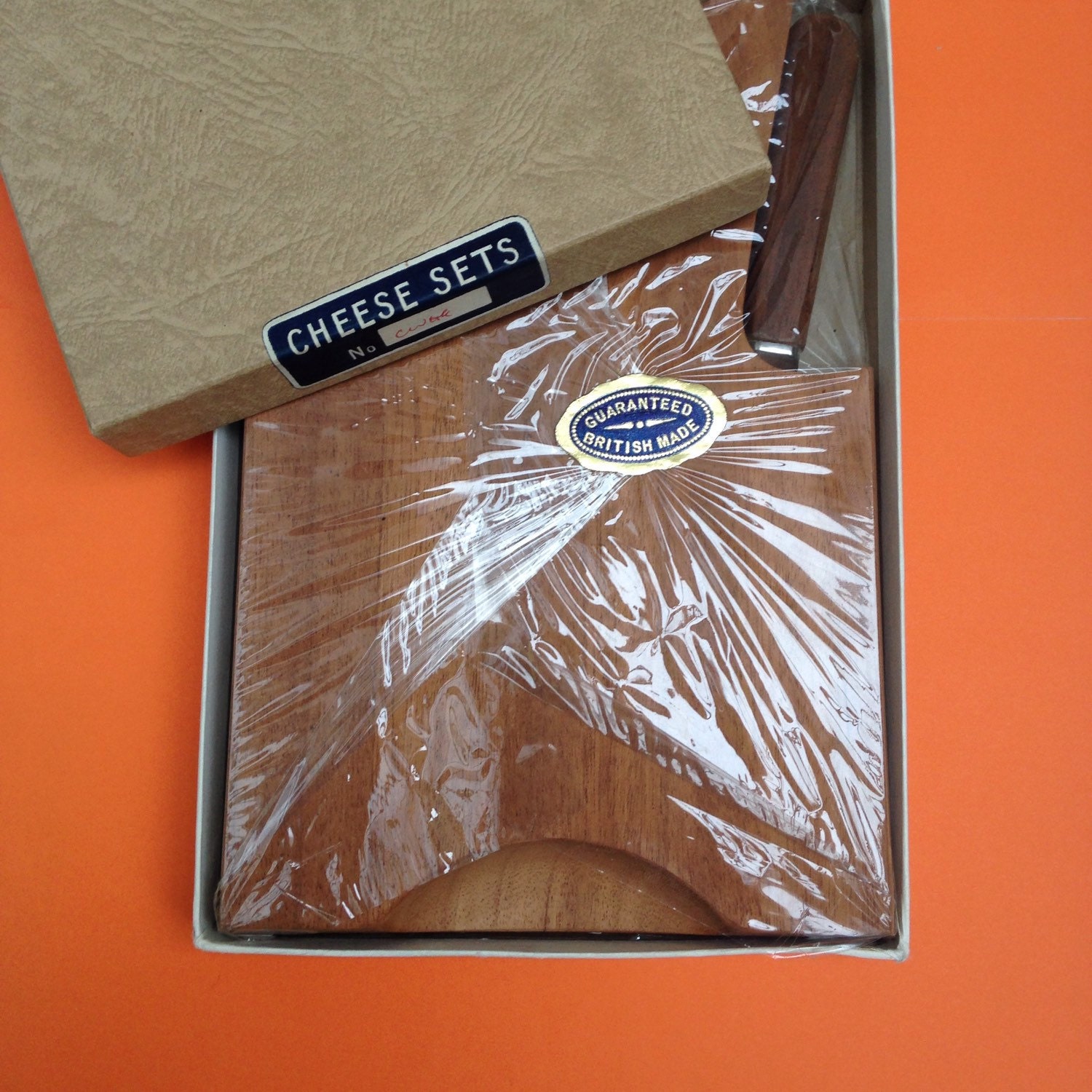 Retro Cheese Board Set 1960s 1970s in Original Box and Sealed – Haute Juice