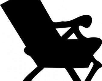 Beach chairs decal | Etsy