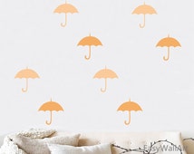 Unique umbrella stickers related items | Etsy