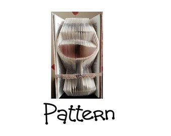 Book folding pattern for Double inverted by BookFoldingForever