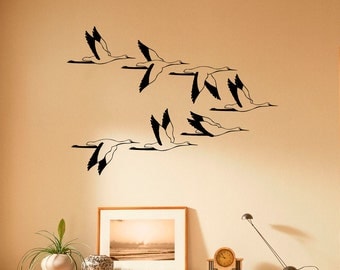 Flying Birds Wall Decal Birds Wall Sticker Flying Birds Set
