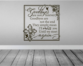 Goodbye not forever | Etsy