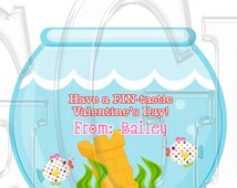 Popular items for fish bowl valentine on Etsy