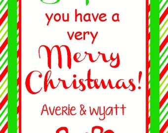 Popular items for merry christmas gift on Etsy