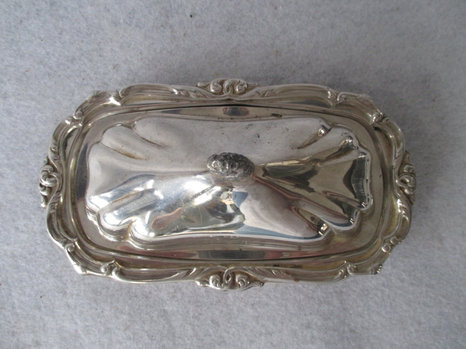 Silver Plate Butter Dish, Vintage, Elegant Dining, Fine Dining, Special ...
