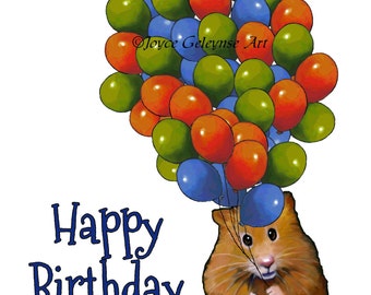 Hamster birthday | Etsy