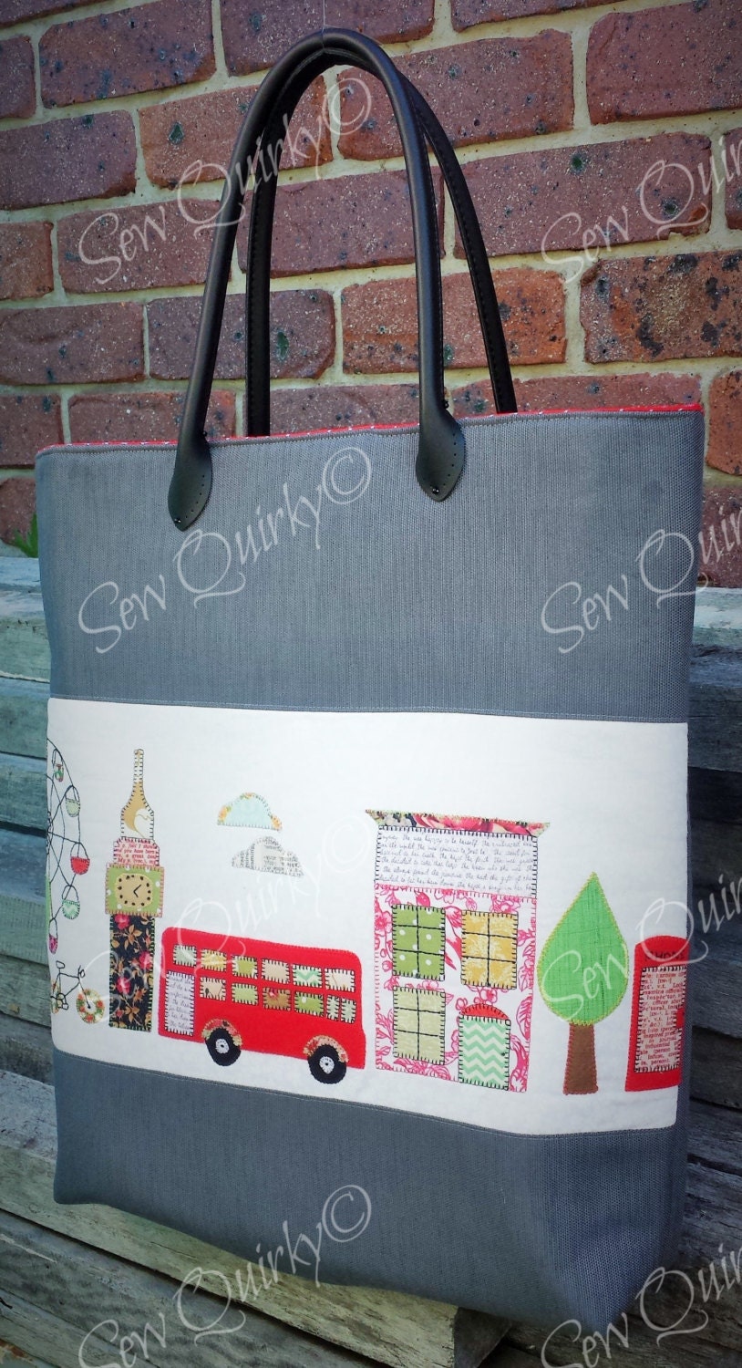 PDF Pattern A Stitch in London Bag Pattern by SewQuirkyAustralia