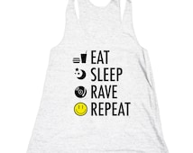 Popular items for eat sleep rave on Etsy