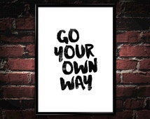 Unique go your own way related items | Etsy