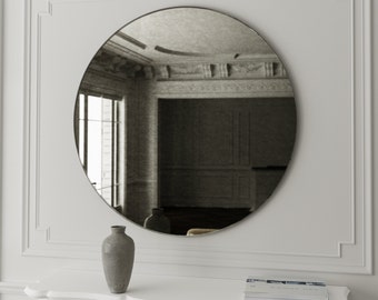 Antiqued wall mirror. Antiqued glass mirror. Custom antiqued