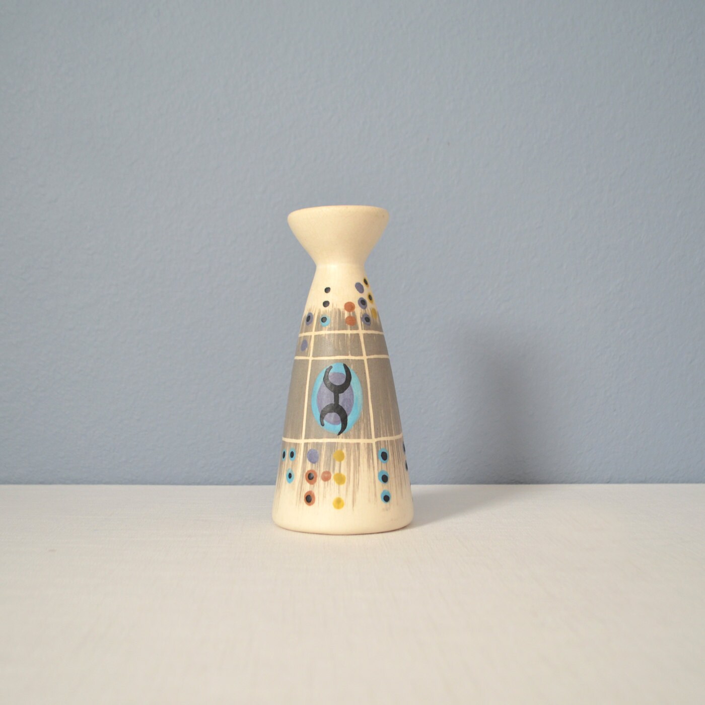 Vintage Richard Saar Vase with Atomic Design