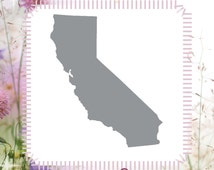 Unique california stencil related items | Etsy