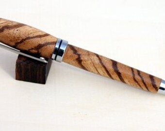 Handcrafted Turned Oak Wooden Euro Style Pen by McCutchwoodworks