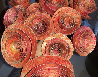 Popular items for rolled paper art on Etsy