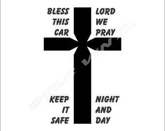Popular items for blessing decal on Etsy