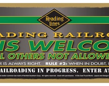 Popular items for reading railroad on Etsy