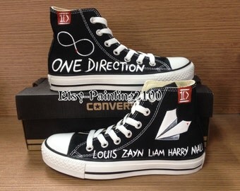 Popular items for 1d converse on Etsy