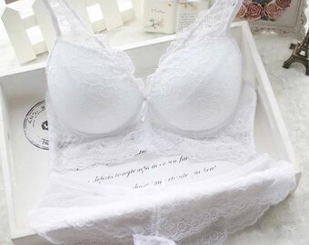 Popular items for bralette set on Etsy