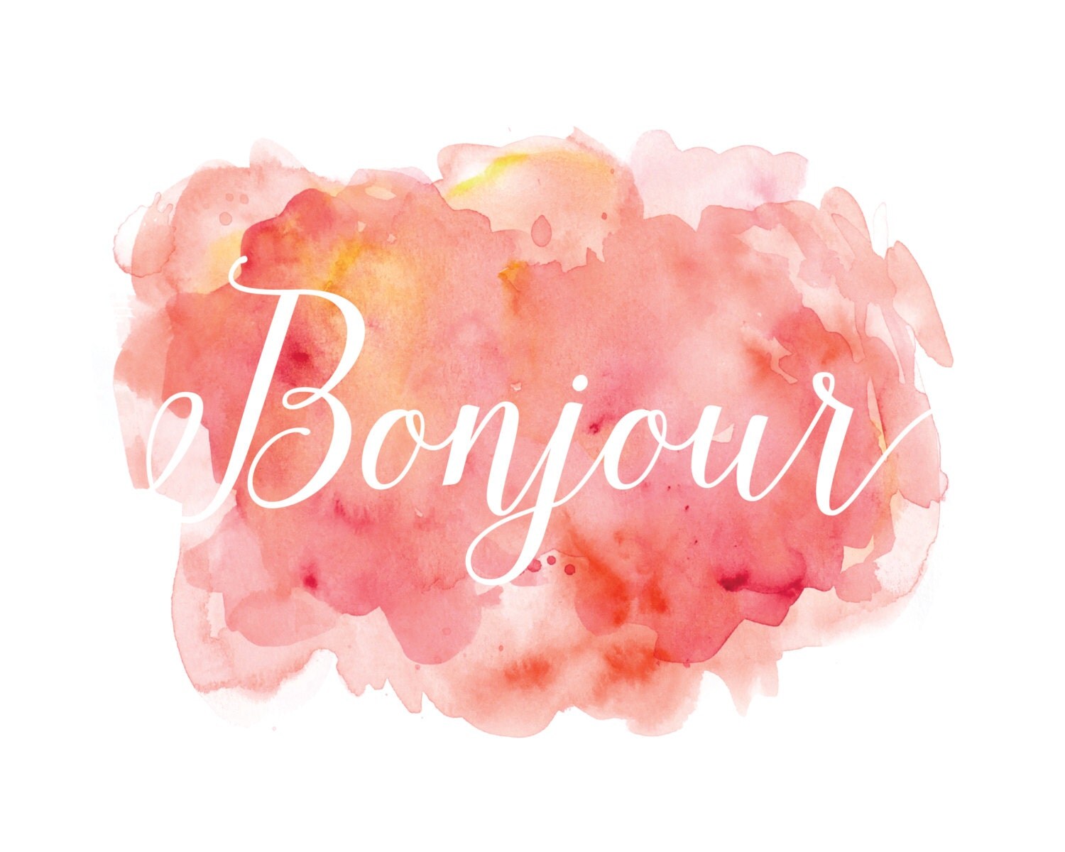 Bonjour Wall Art
