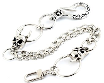 DoubleK Gothic Strong Basic Biker Key Jean Wallet Chain CS109
