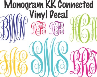 Popular items for script monogram on Etsy