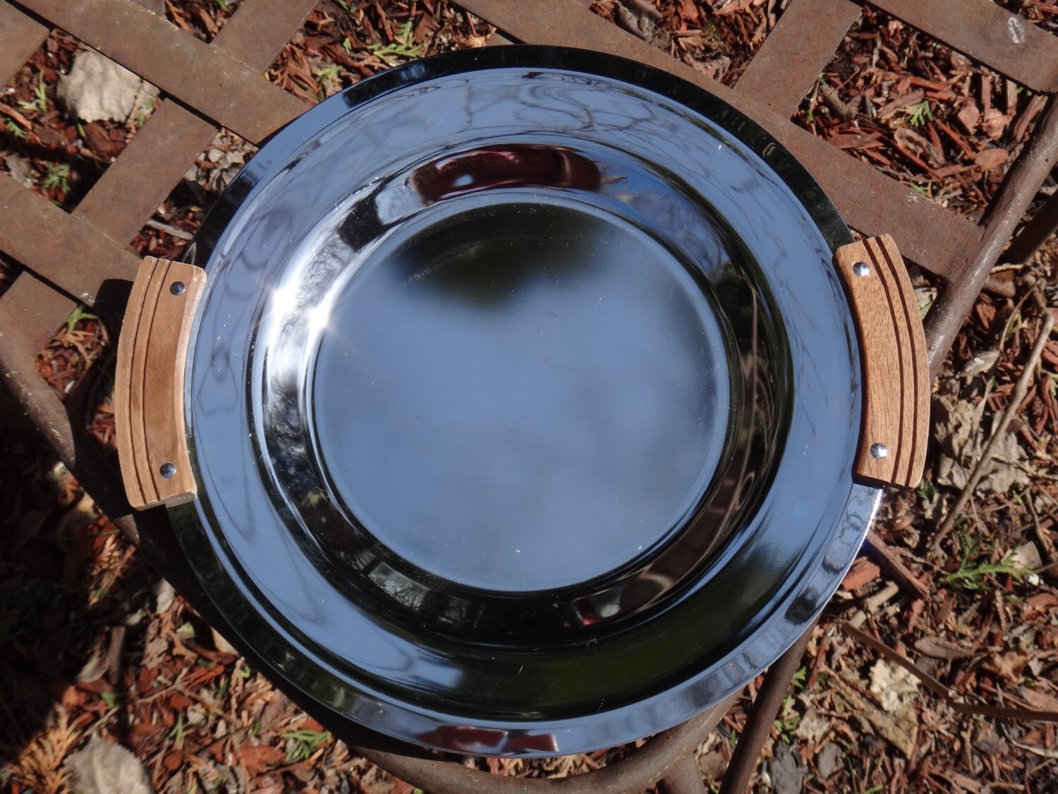 Chrome Serving Plate, Kromex Dish, Chrome Platter, MCM Servingware, Art ...