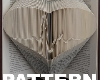 Book Folding Pattern Heart Free Instructions Great for