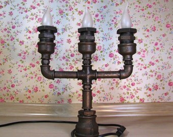 Cast iron lamp | Etsy