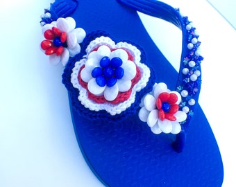 Fancy flip flops | Etsy