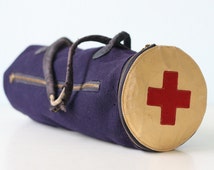 Vintage Red Cross Bag