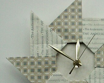 Origami clock | Etsy