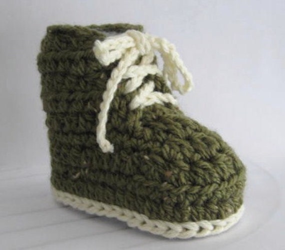 CROCHET PATTERN Baby Combat Boots Combats
