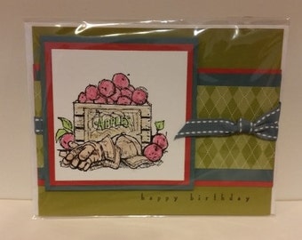 Handmade Happy Birthday Greeting Card