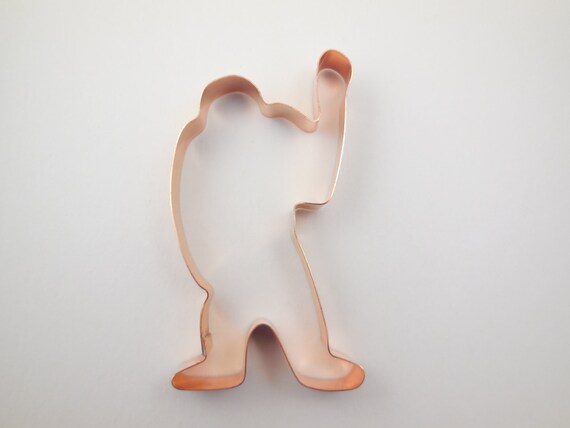 Waving Sasquatch / Bigfoot Copper Cookie Cutter
