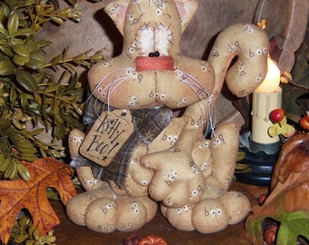 Patti's Ratties Primitive Bee Ornie Doll Pattern by pattisratties