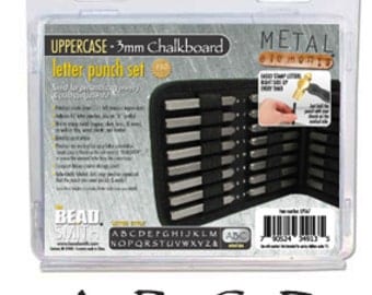 3 mm-Uppercase Typewriter Font Alphabet Letter Stamp