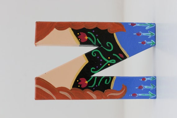 Items similar to Princess Anna Initial Letter on Etsy