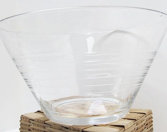 Clear glass bowl | Etsy