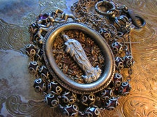 Popular items for reliquary necklace on Etsy