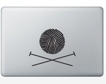 Popular items for knitting vinyl decal on Etsy