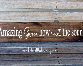 Amazing grace art | Etsy