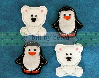 Felt polar bear | Etsy