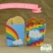 Rainbow Favor Boxes Printable PDF Printable Party by DorkyPrints