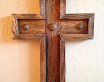 Popular items for rustic wood cross on Etsy