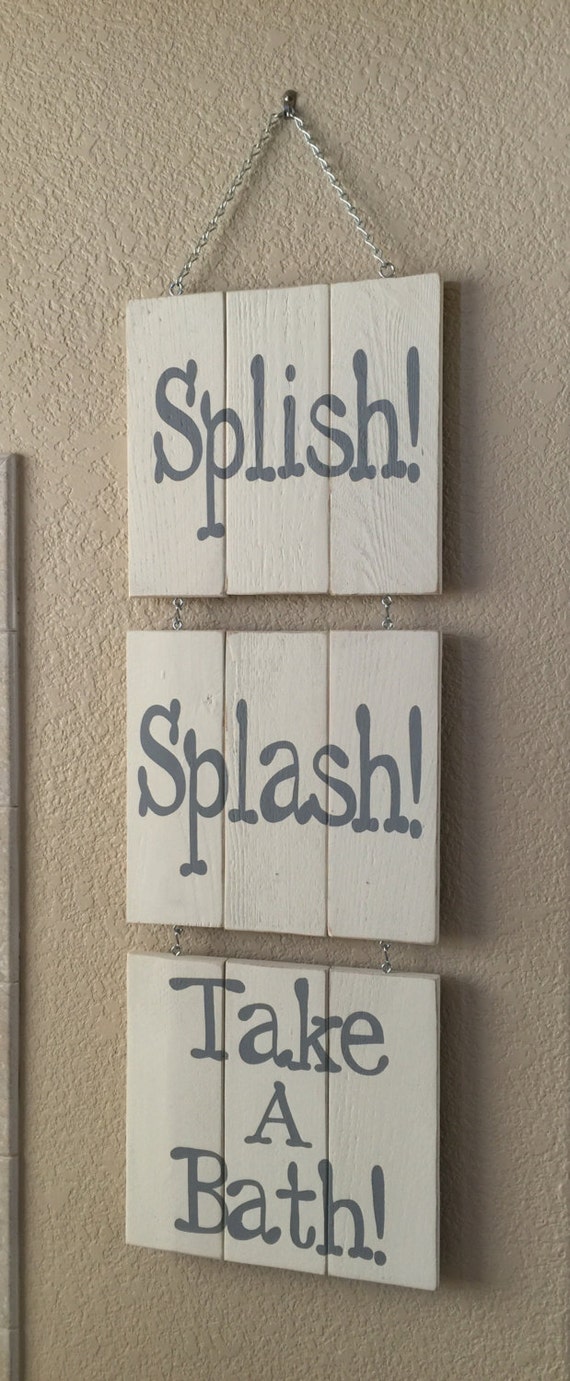 Splish Splash Bathroom Sign